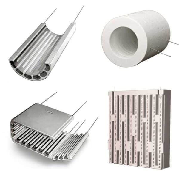 Metal Alloy and Ceramic Heating Elements for Electrical Furnaces